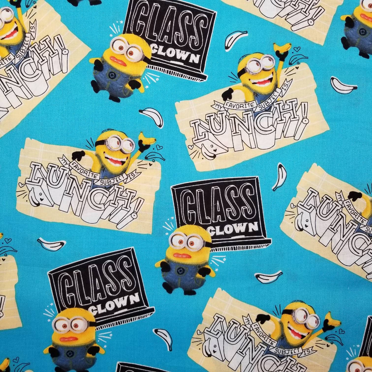 Minions fabric collection 100% cotton | Etsy