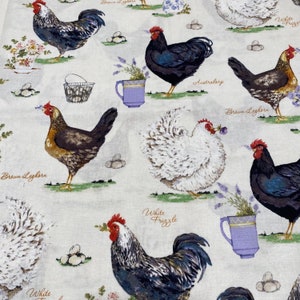 Farm Theme Style Fabric Made of 100% Cotton. Sold by the Half Yard. - Etsy