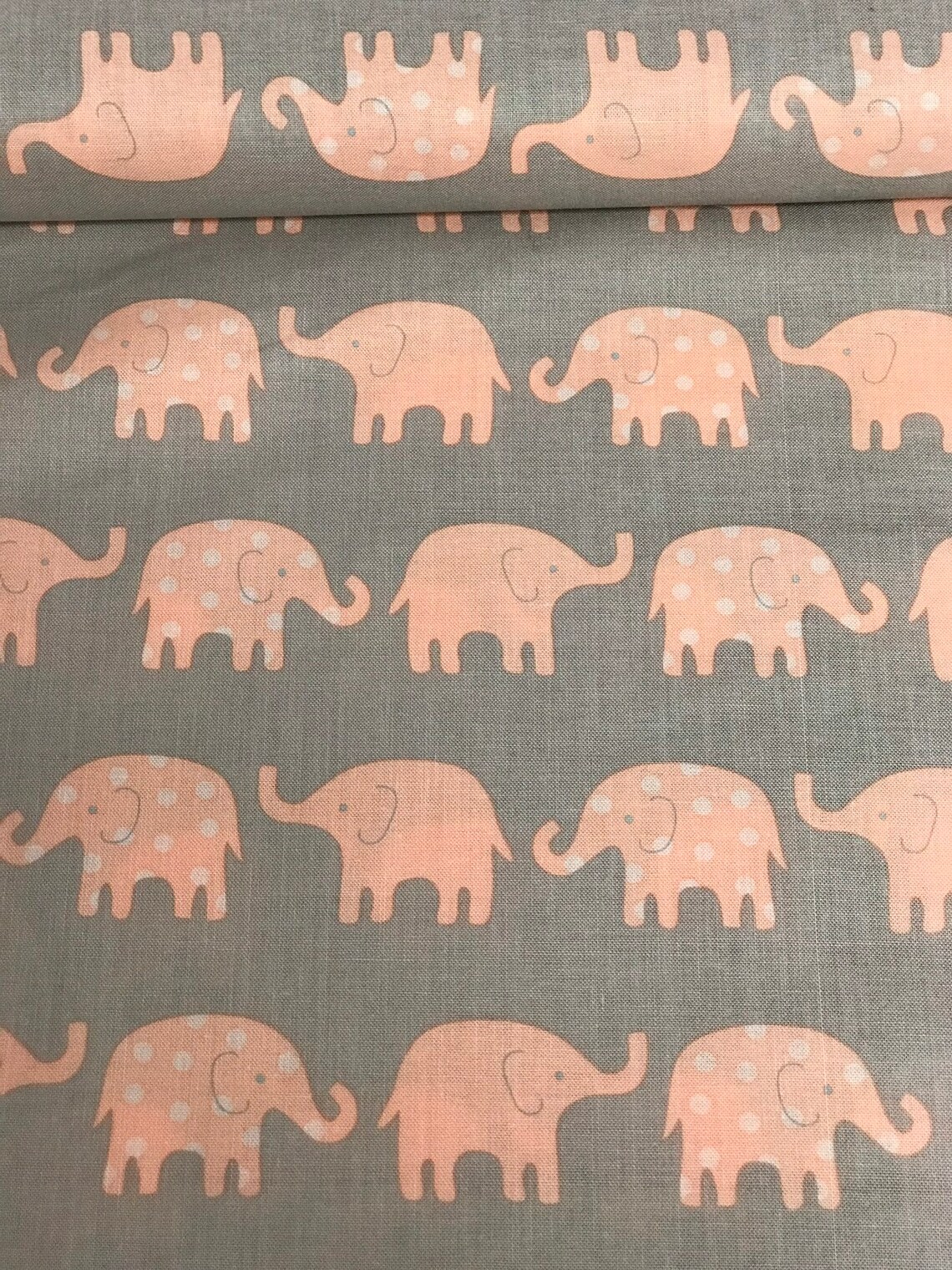 Nursery Elephant Fabric - Etsy