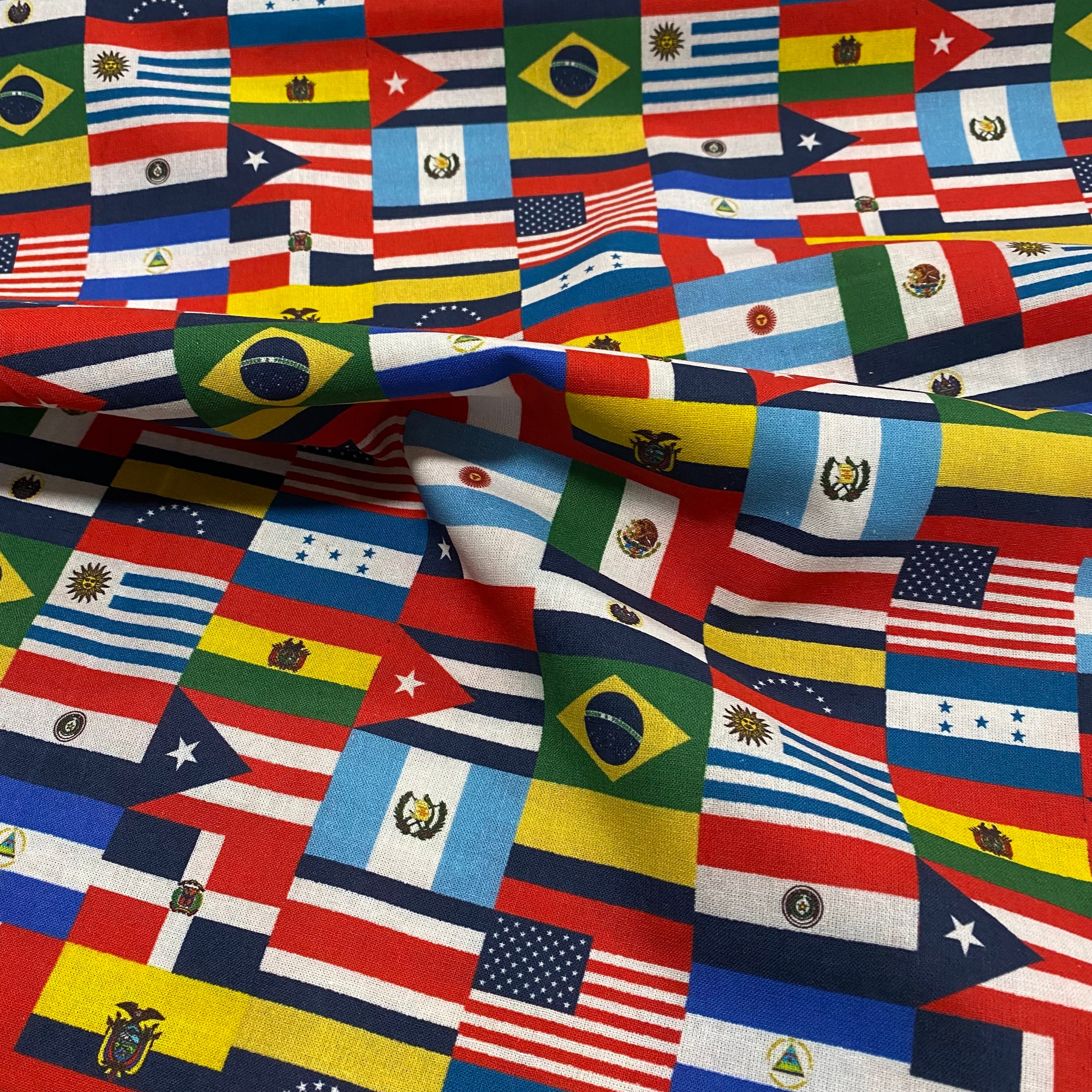 Latino Cotton Fabric. Hispanic Heritage Fabric. Spanish Fabric 100% ...
