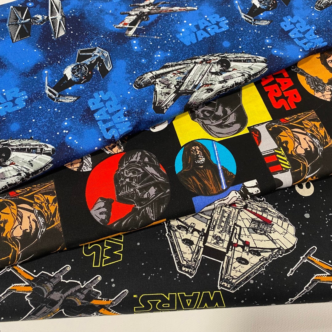 Star Wars Fabric Collection. 100% Cotton - Etsy