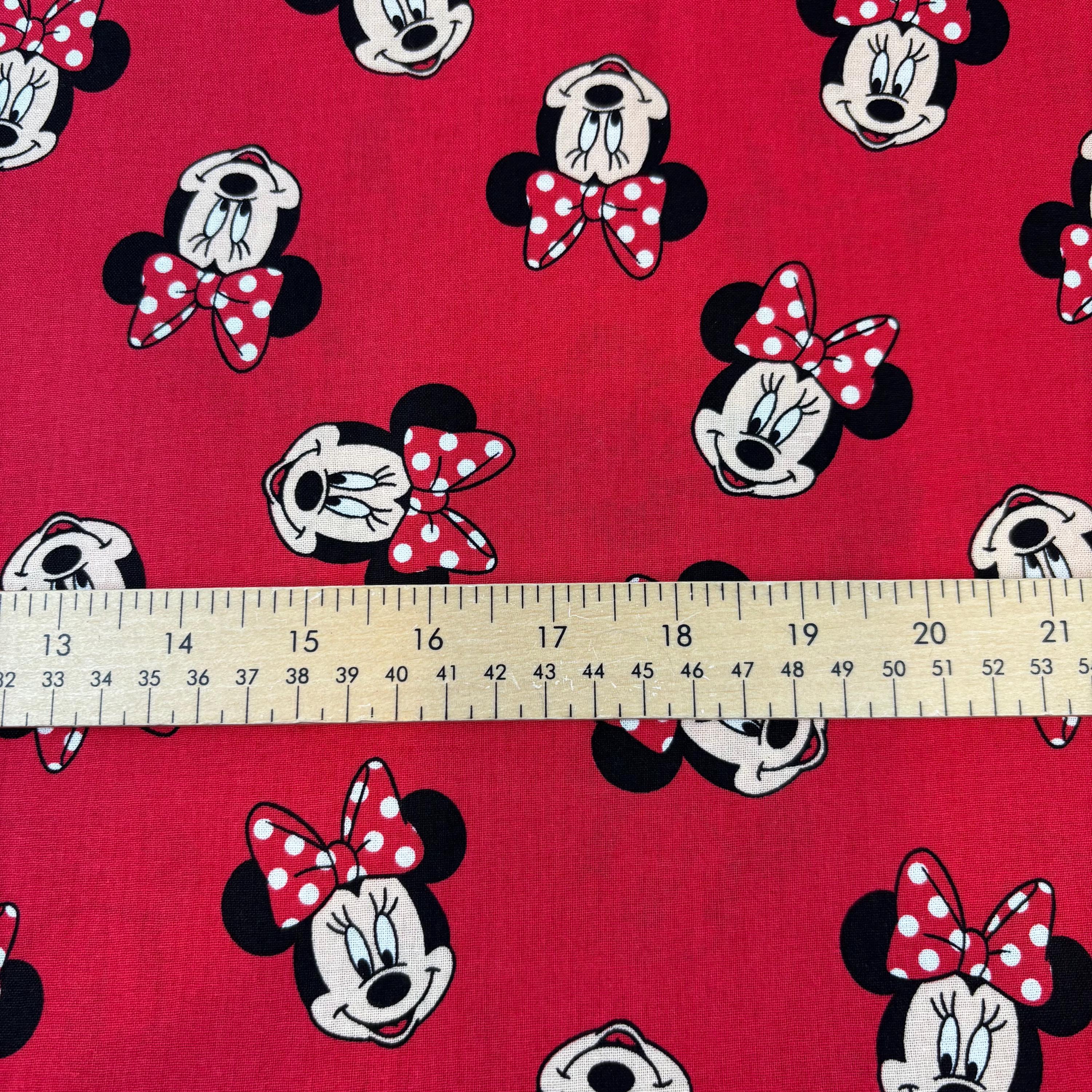 Mickey and Minnie Mouse Fabric Collection Sold by the Half Yard or by ...