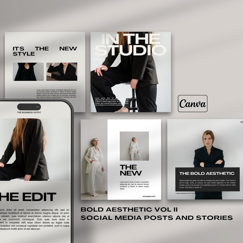 Instagram Magazine Template - Etsy