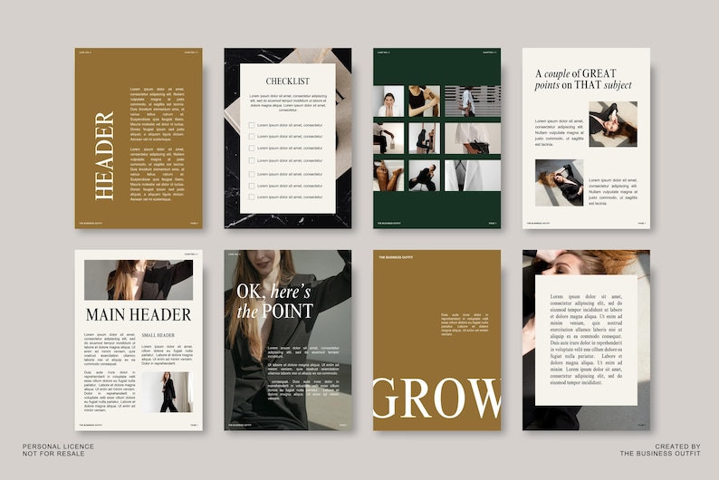 85 Page Luxury Editorial Aesthetic Ebook and Workbook Creator ...