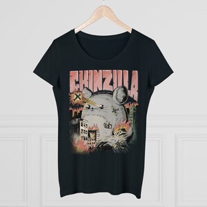 Funny Cool CHINZILLA Shirt | Organic Women's Lover T-shirt | Gift for ...
