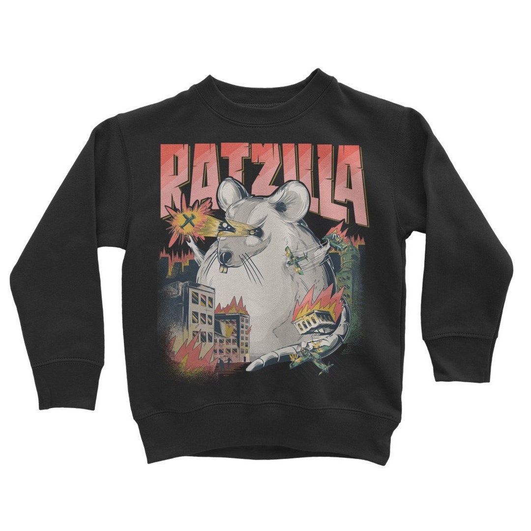Funny Cool RATZILLA Classic Kids SWEATER Gift for Fancy RAT Holders ...