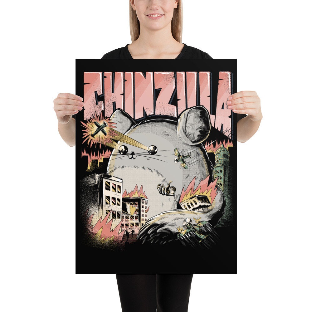 Funny Cool CHINZILLA POSTER Gift For Chinchilla Holders | Etsy