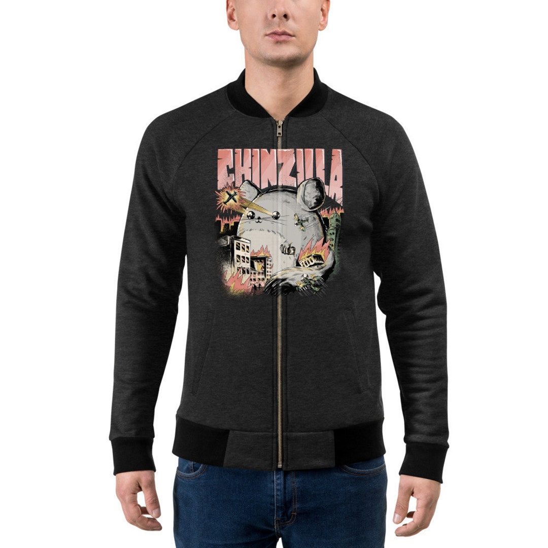 CHINZILLA / Chaqueta Bomber / Funny Chinchilla Monster / Abrigo Unisex ...