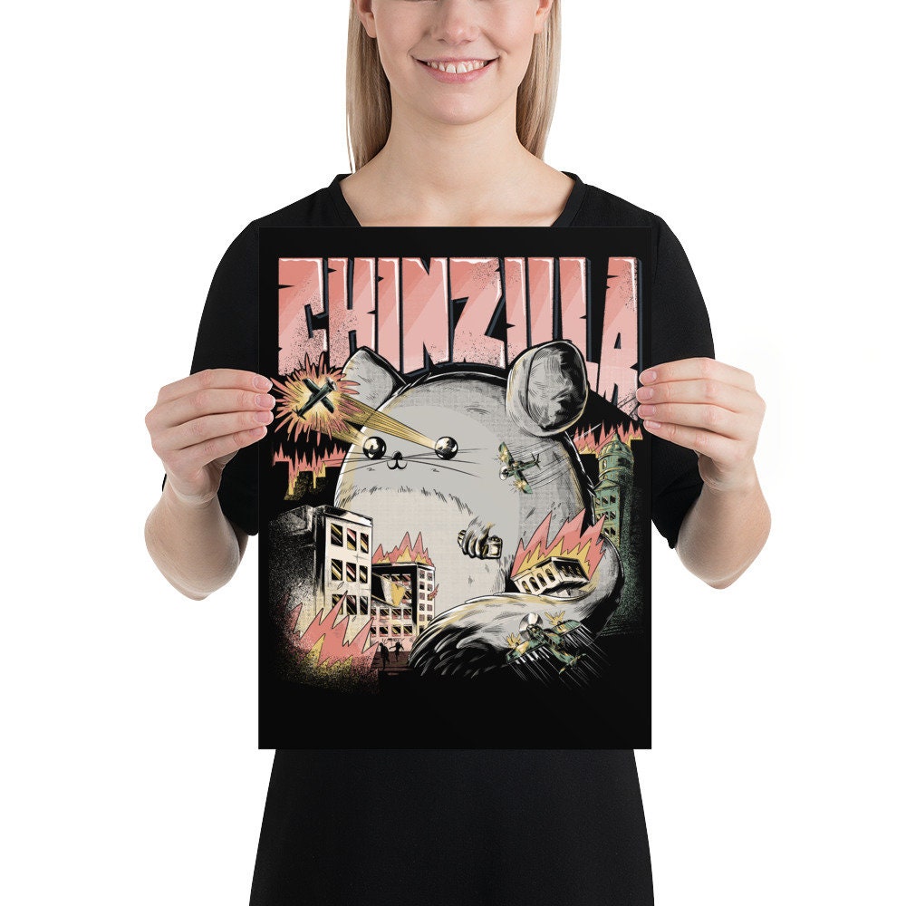 Funny Cool CHINZILLA POSTER Gift for Chinchilla Holders - Etsy