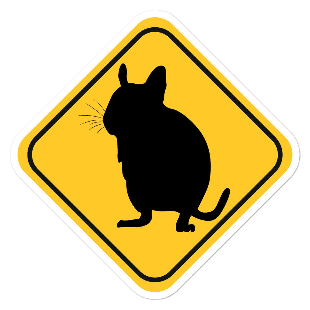 Funny Degu Holder Warning Vinyl Sticker bubble free Gift | Etsy