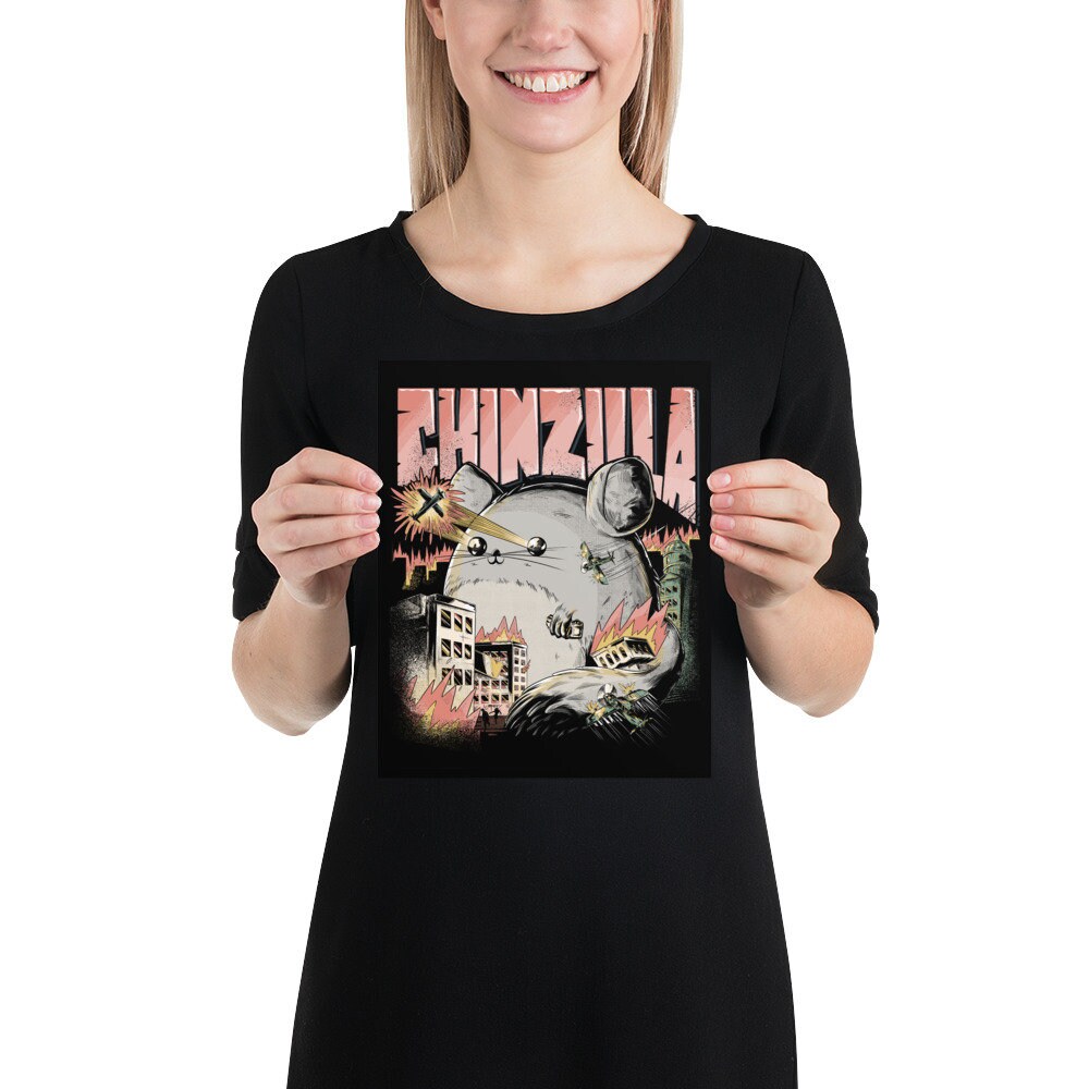 Funny Cool CHINZILLA POSTER Gift for Chinchilla Holders - Etsy