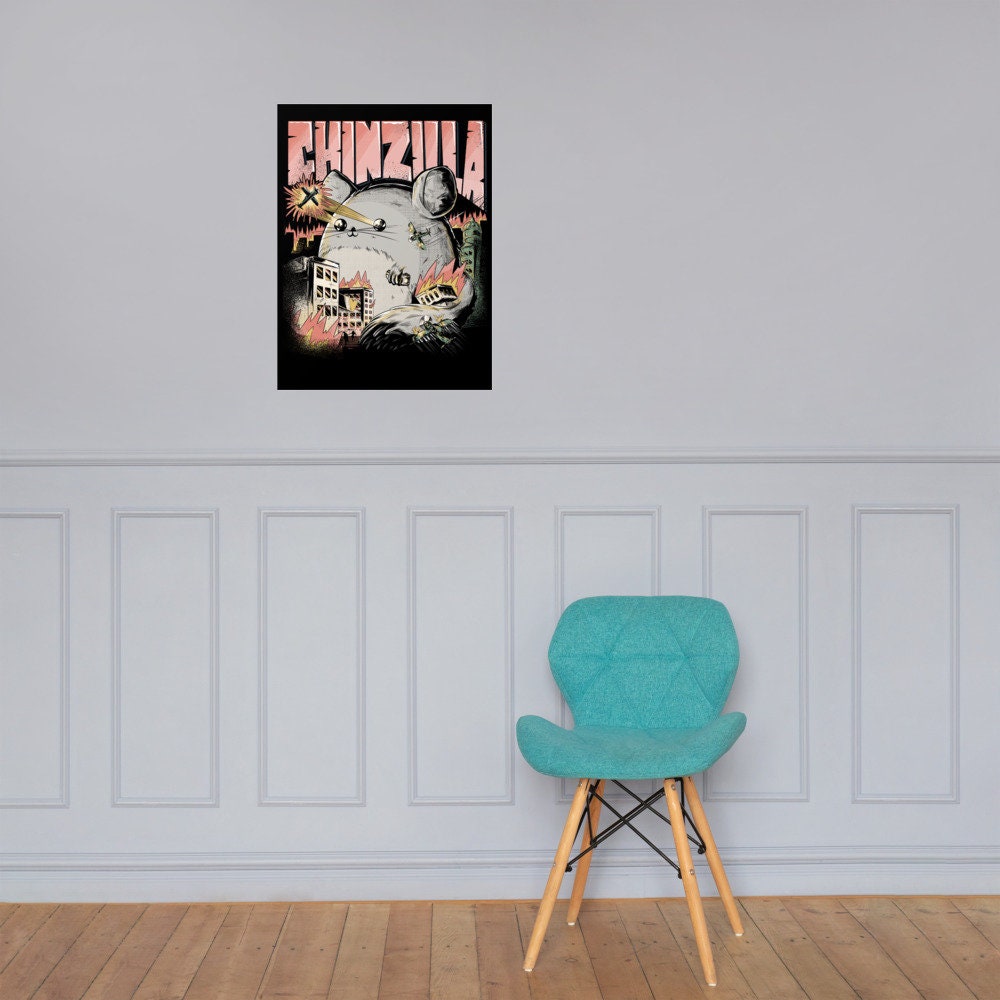 Funny Cool CHINZILLA POSTER Gift for Chinchilla Holders - Etsy