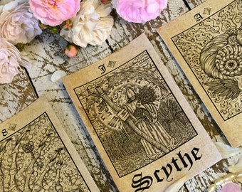 DIGITAL Lenormand Simple Two Card Spread Journal Page Interpretation ...