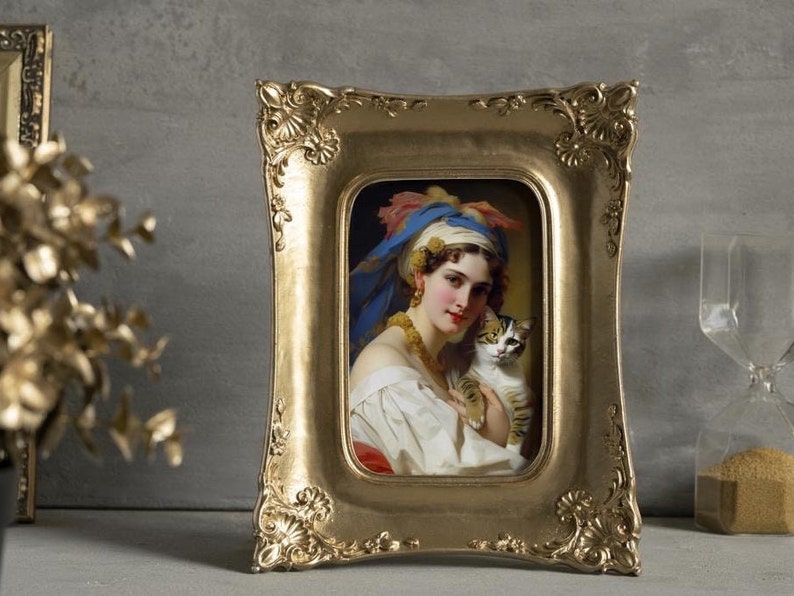 Renaissance Kitty, Renaissance Pet Painting, Vintage Cat Painting, Cat ...