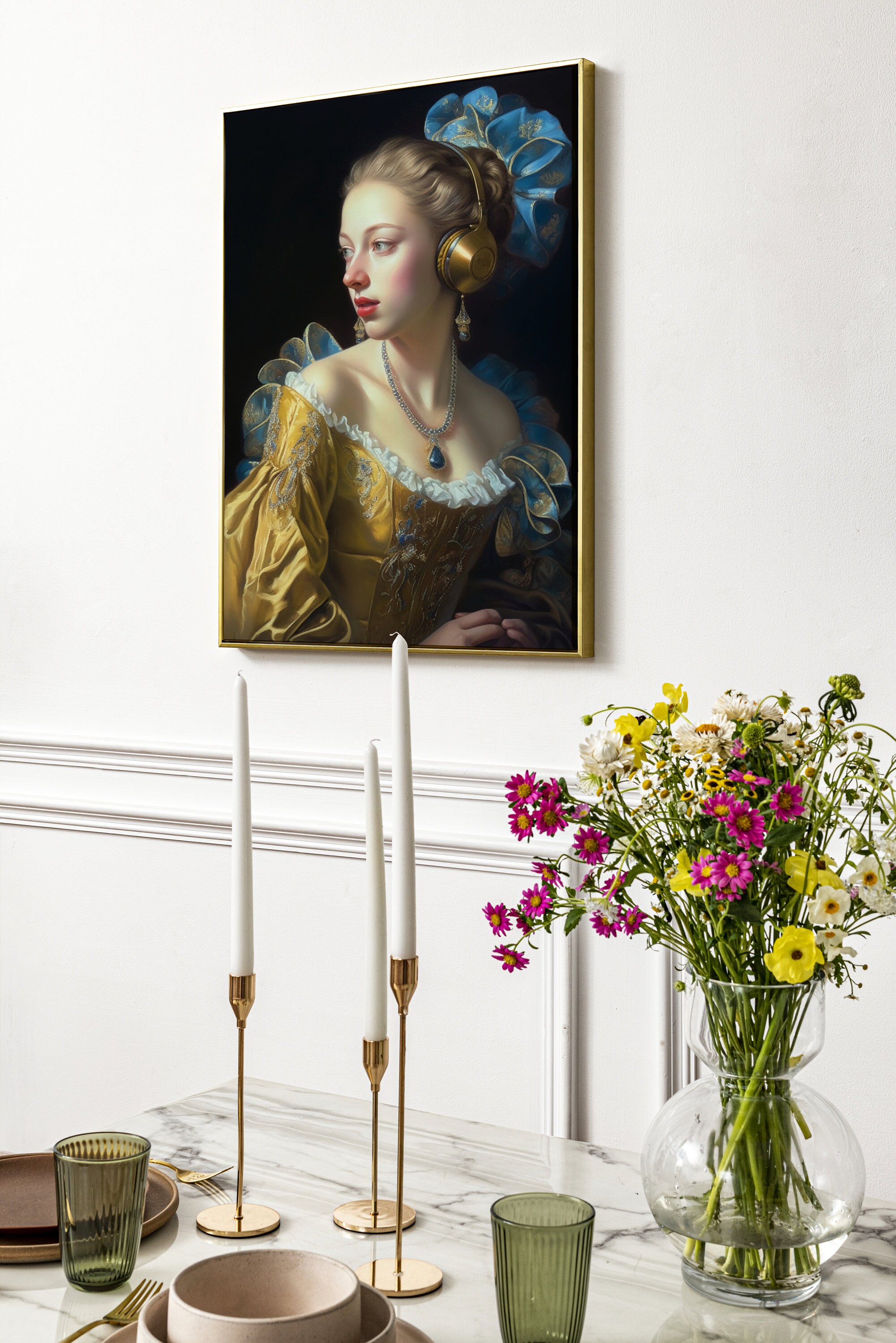 Secret Playlist Altered Art Portrait Altered Portrait - Etsy