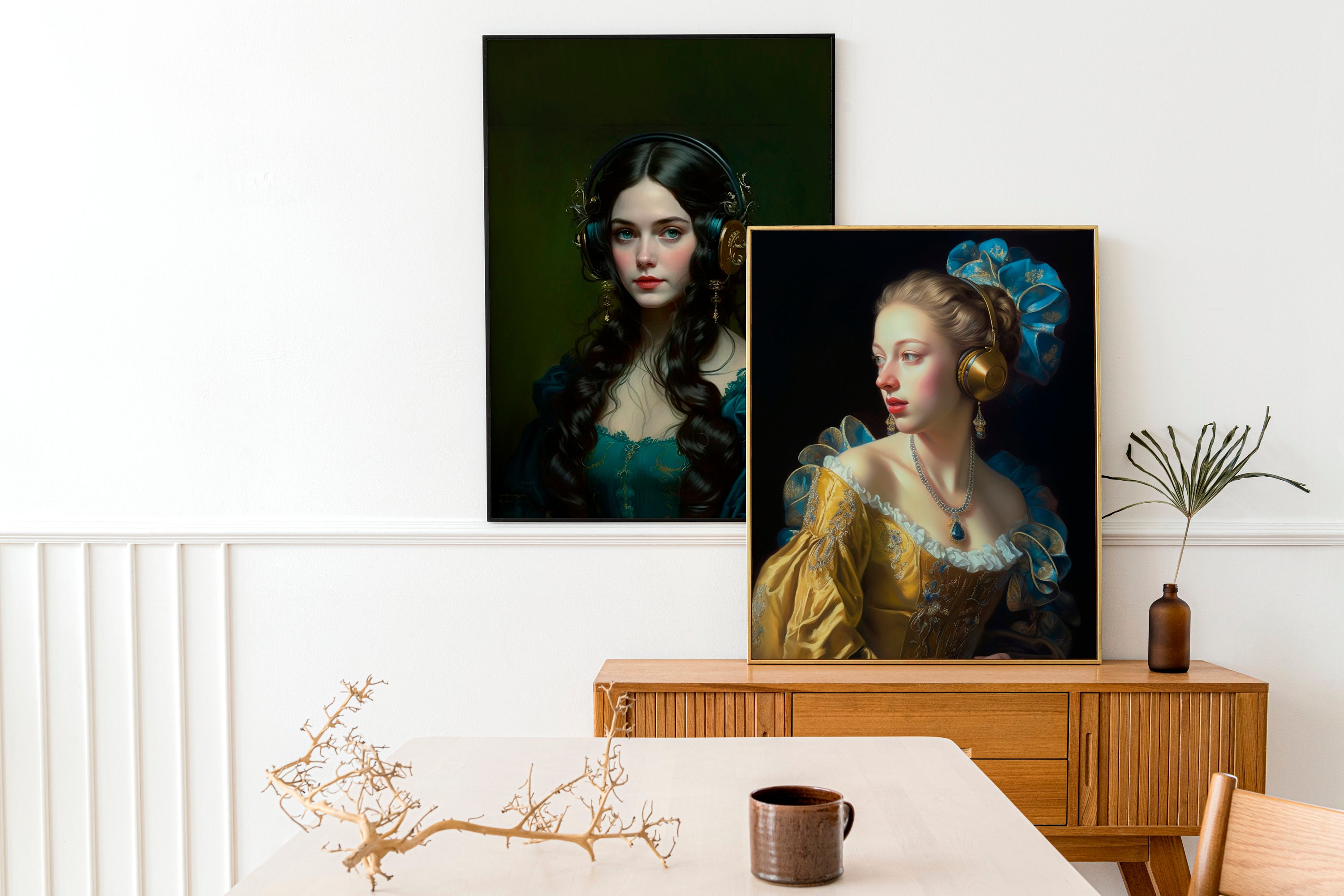 Secret Playlist Altered Art Portrait Altered Portrait - Etsy