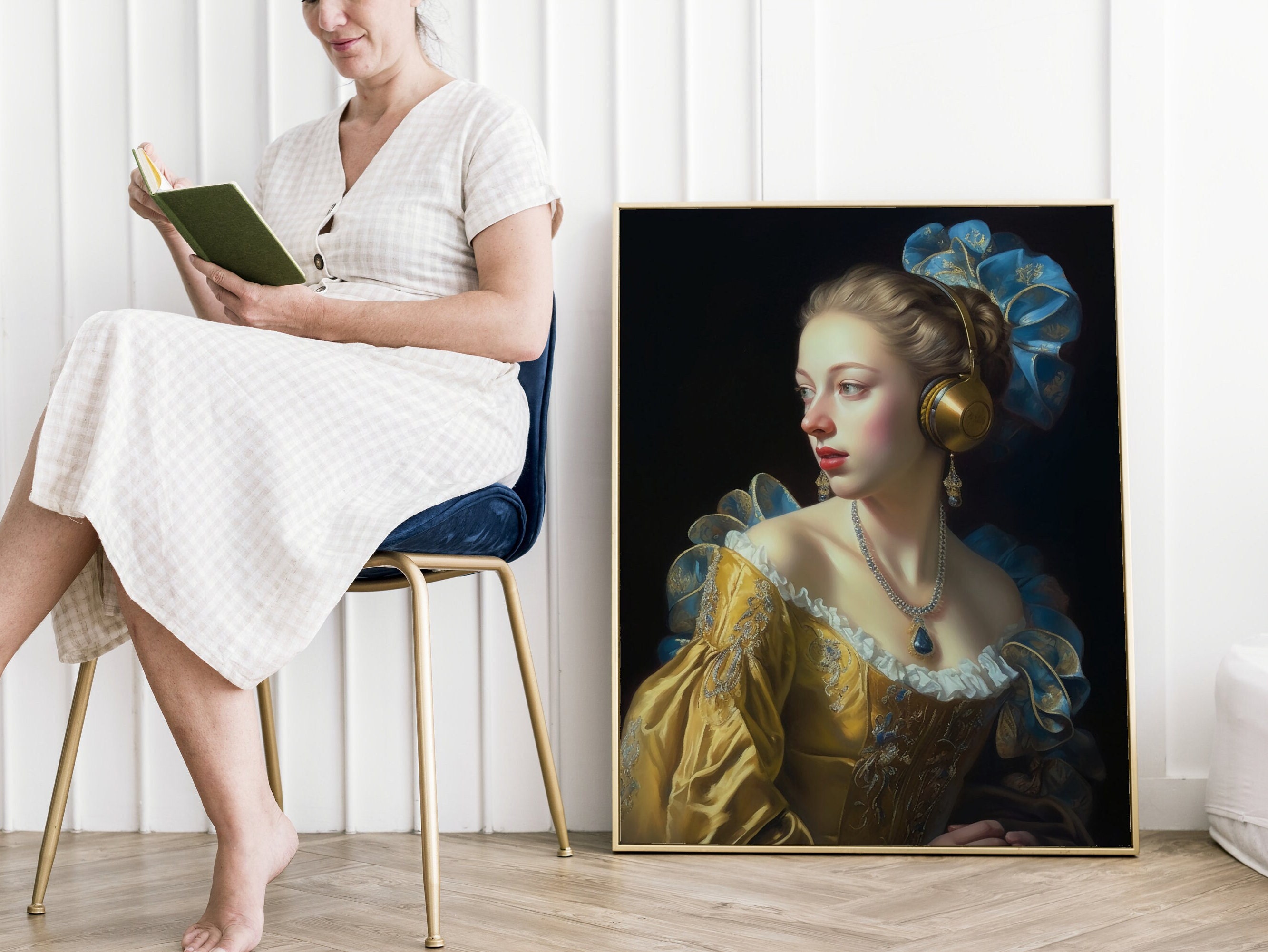 Secret Playlist Altered Art Portrait Altered Portrait - Etsy