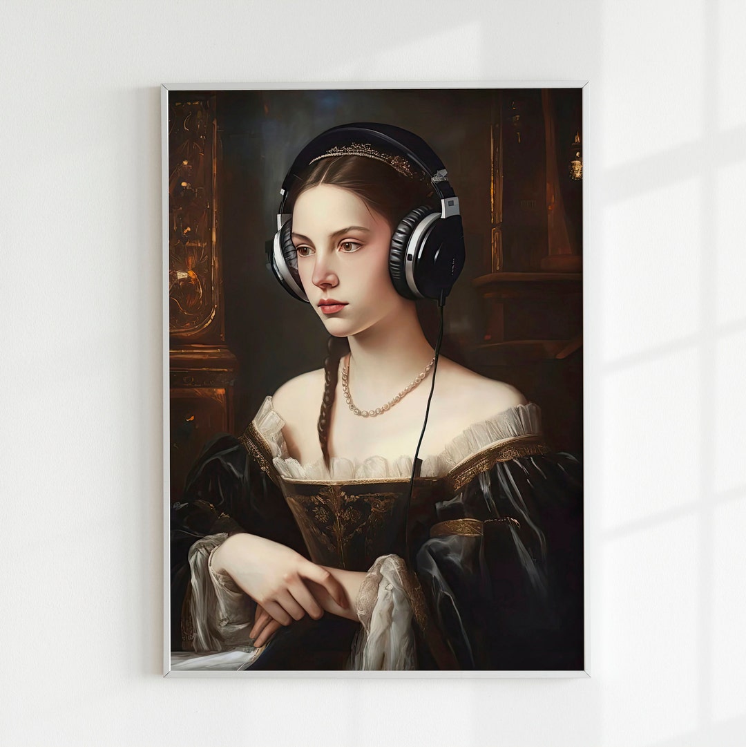 Lady in Black | Altered Art Portrait, Altered Portrait, Eclectic Wall ...