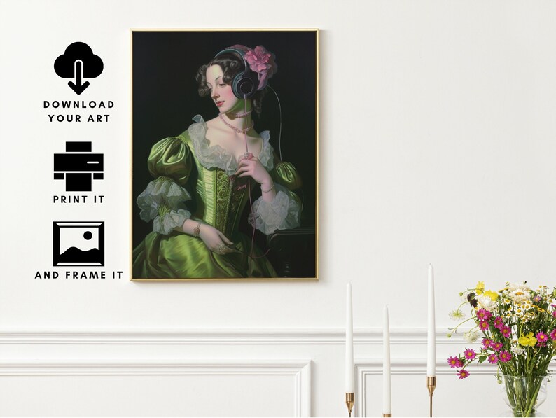 The Royal Stereo Altered Art Portrait, Altered Portrait, Eclectic Wall ...