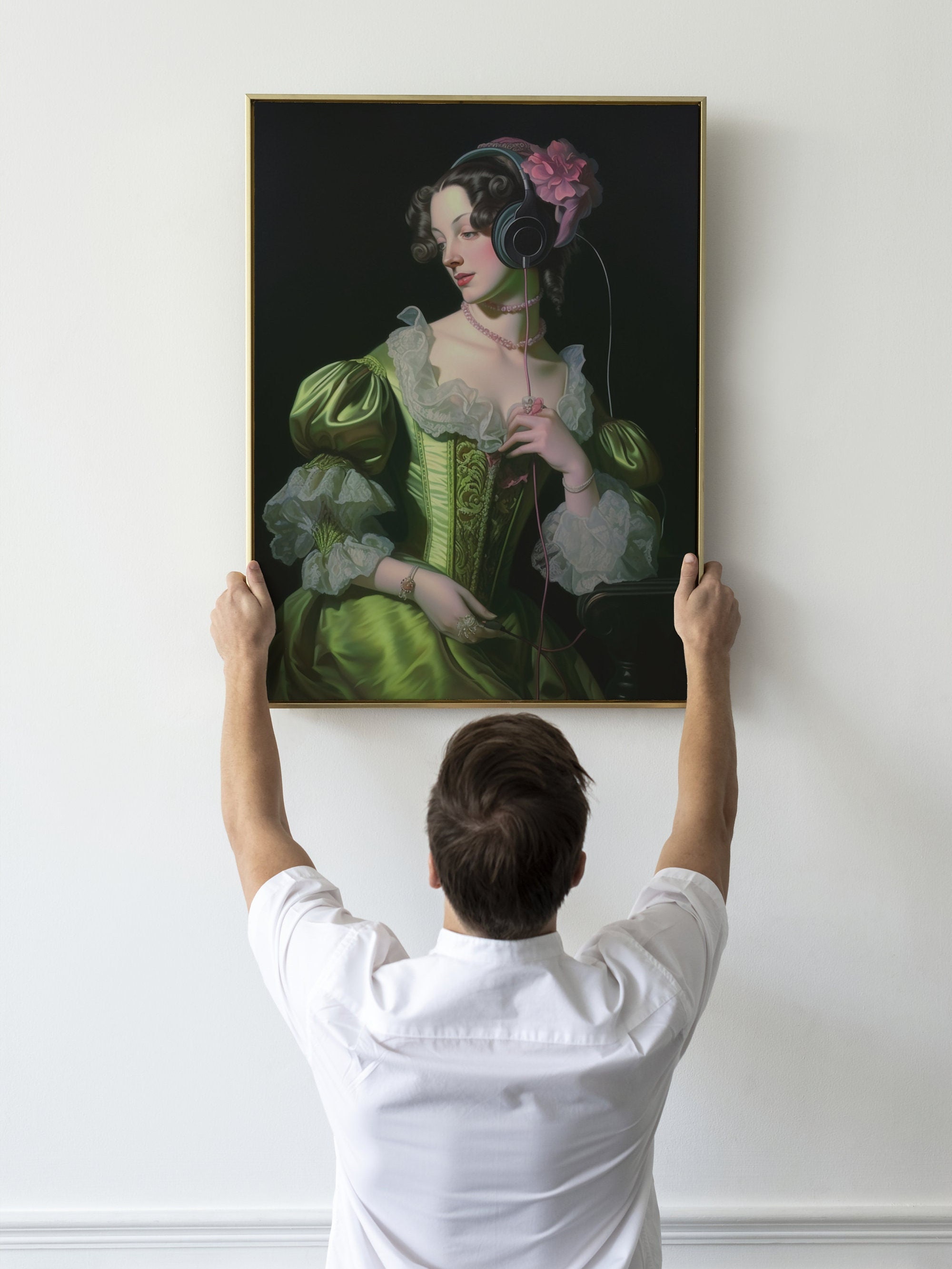 The Royal Stereo Altered Art Portrait, Altered Portrait, Eclectic Wall ...