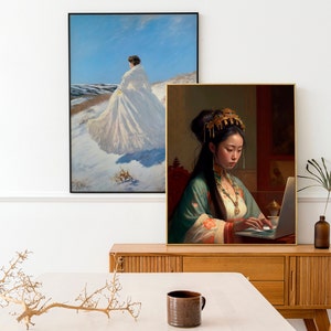 The Businesswoman | Altered Art Portrait, Eclectic Wall Art, Whimsical ...