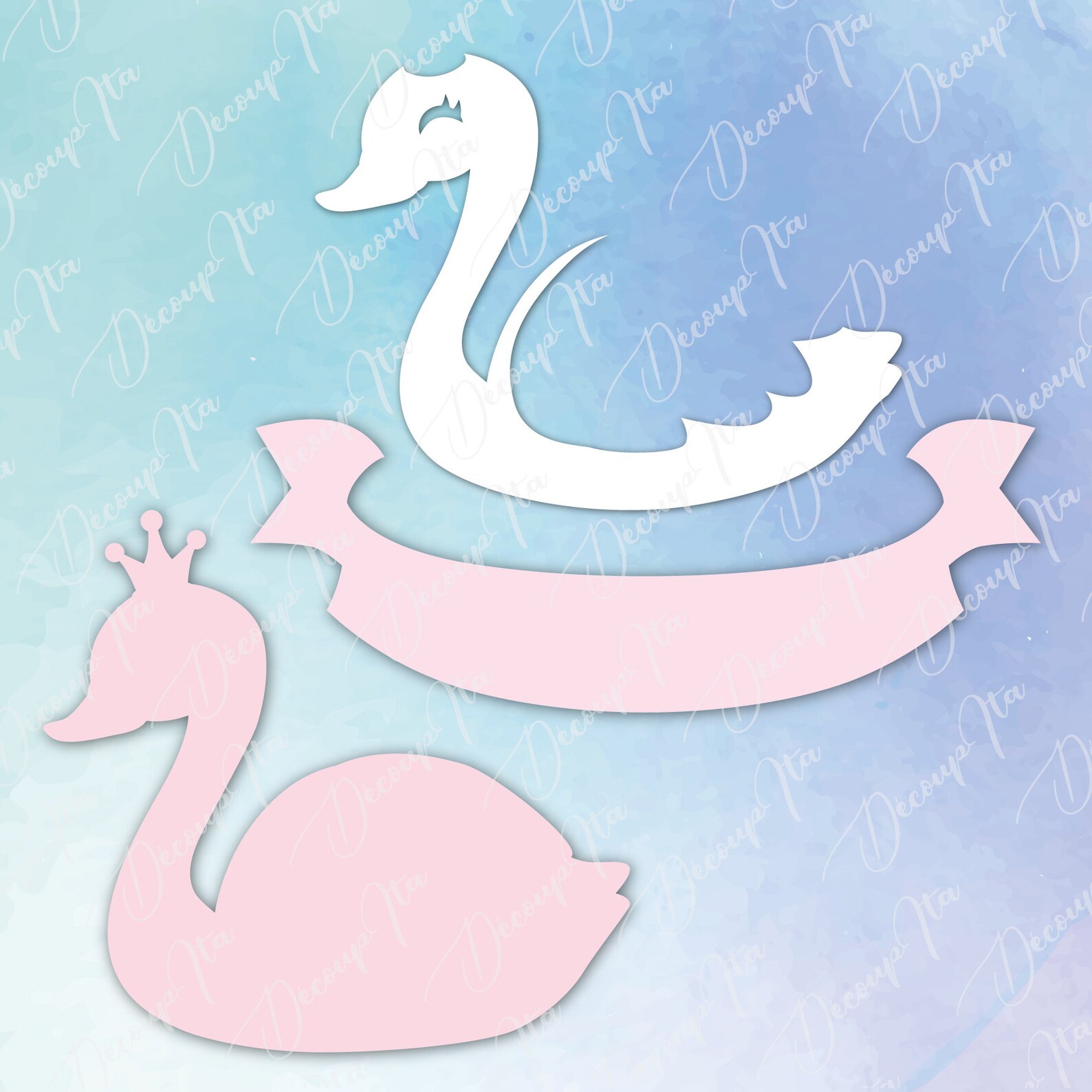 Swan SVG Cut, Swan SVG, Clipart Swan Cut File Silhouette, File per ...