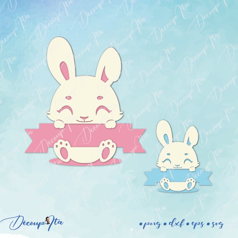 Rabbit SVG Cut, Rabbit SVG, Clipart Rabbit Cut File Silhouette, File ...