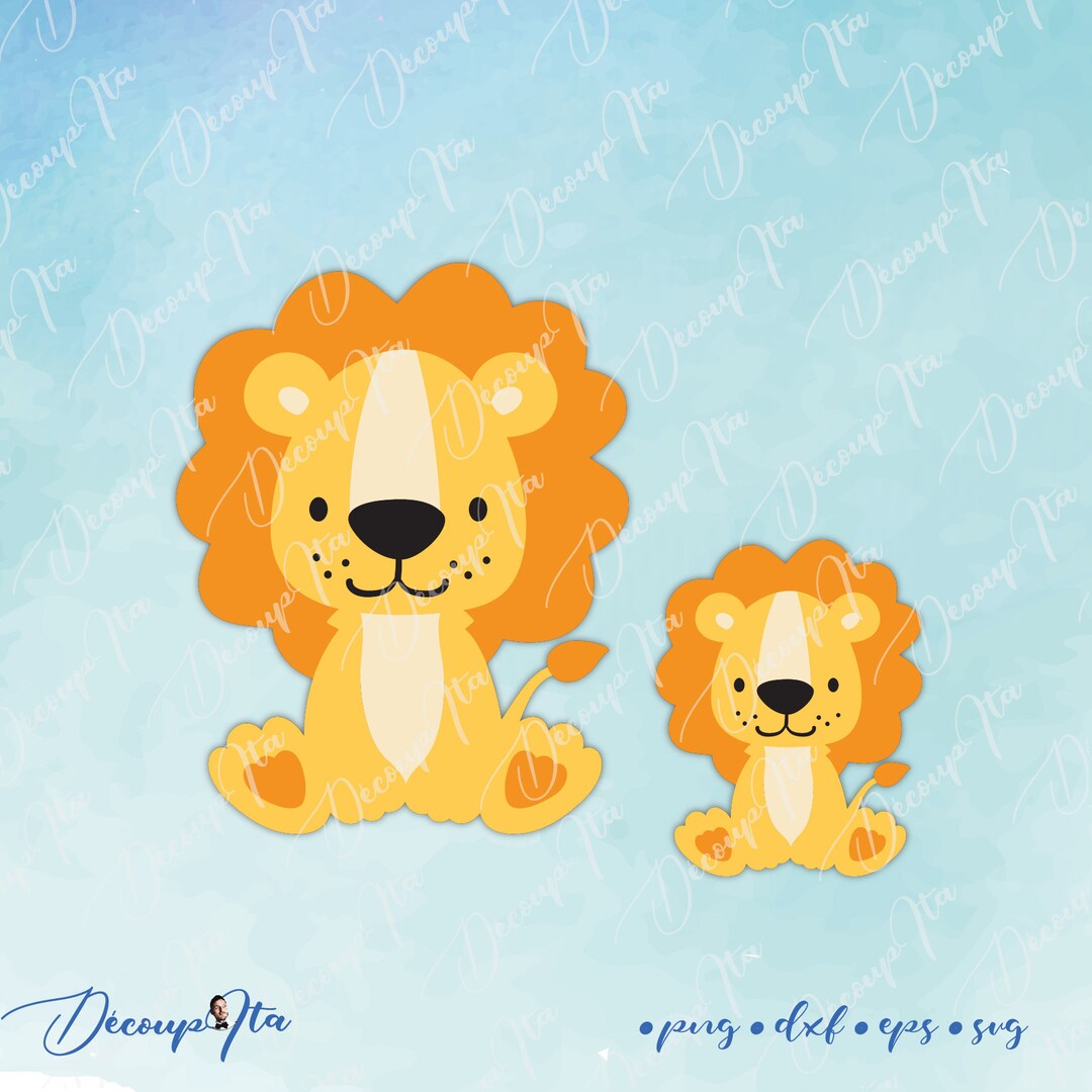 Lion SVG Cut, Lion SVG, Clipart Lion Cut File Silhouette, Cricut File ...