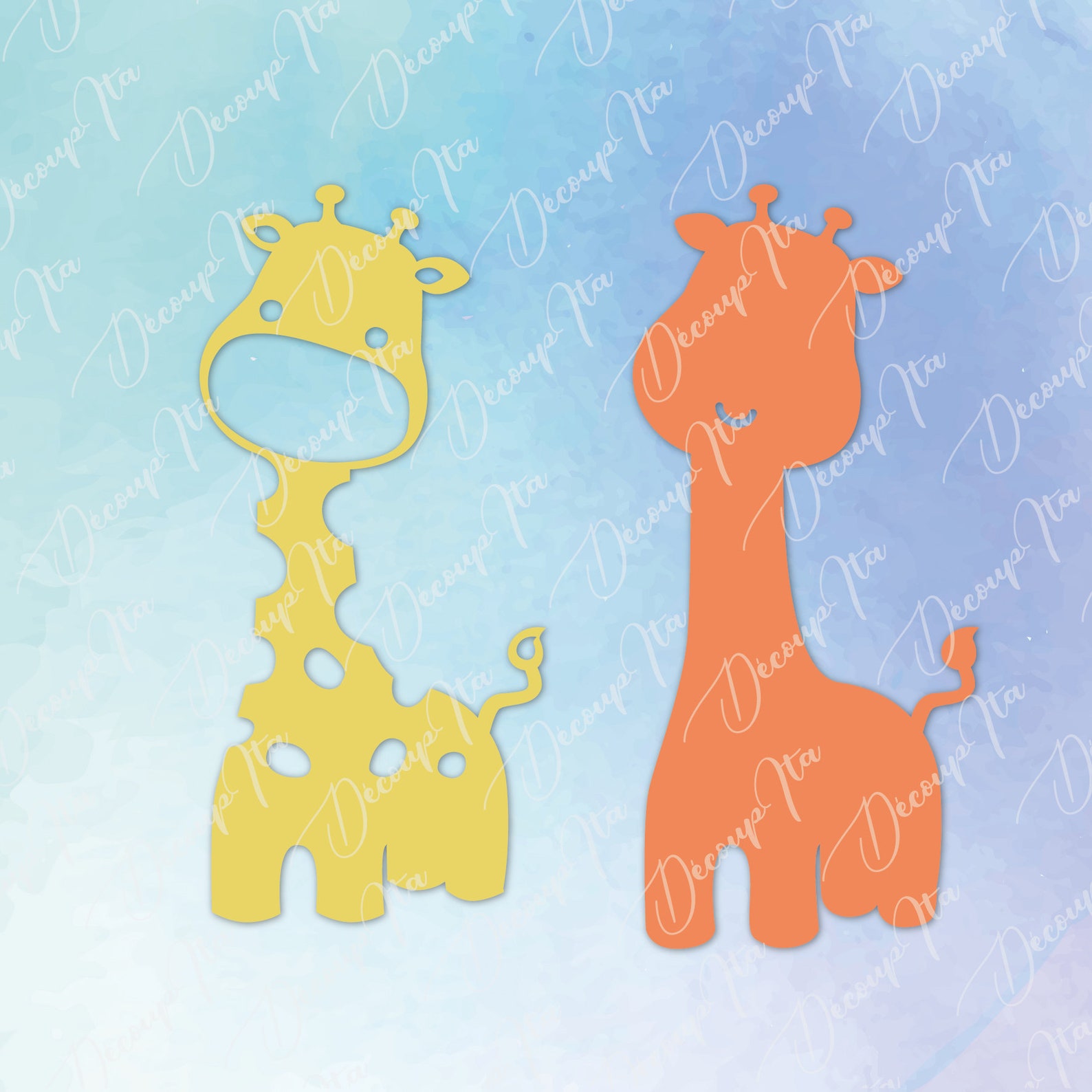 Jirafa SVG cut jirafa SVG Clipart jirafa cut file - Etsy España