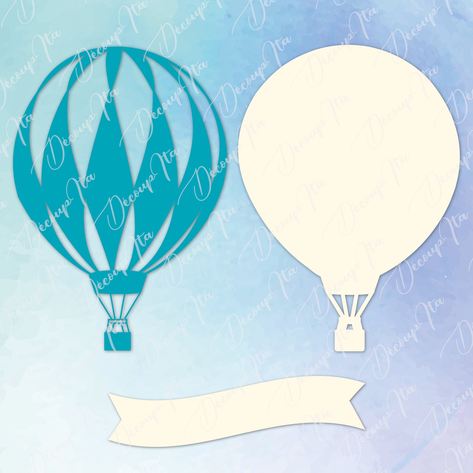 Hot Air Balloon SVG, Cut File, Hot Air Balloon Clipart Cut Files ...