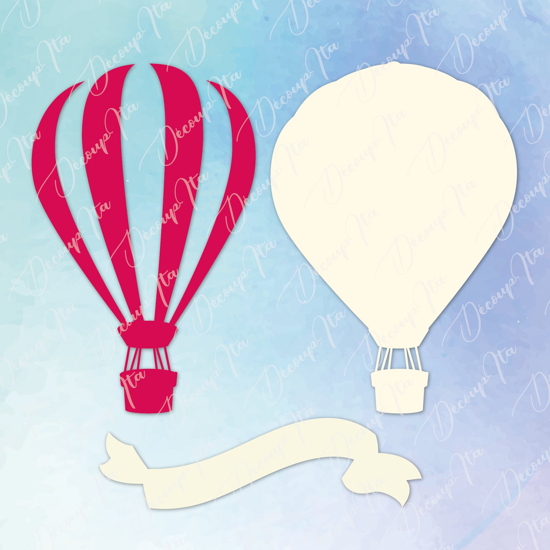 Hot Air Balloon SVG, Cut File, Hot Air Balloon Clipart Cut Files ...