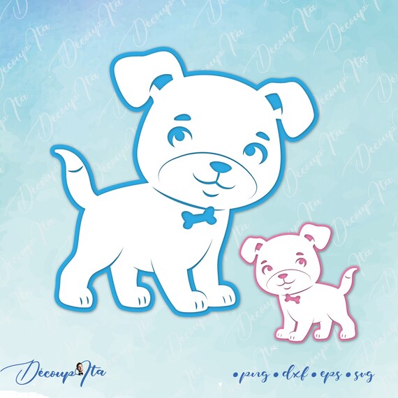 Dog SVG Cut Dog SVG Clipart Dog Cut File Silhouette File - Etsy