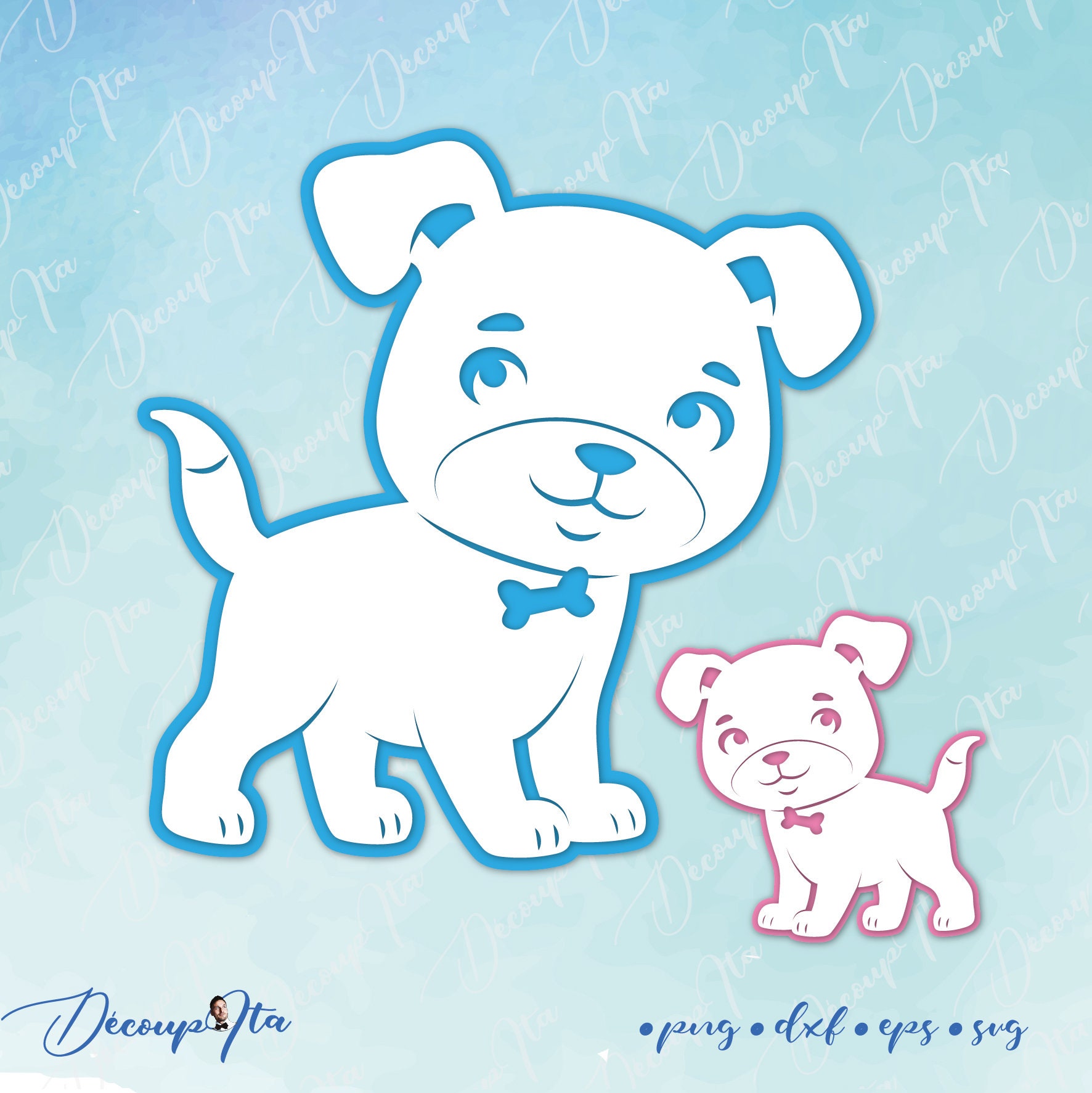 Dog SVG Cut Dog SVG Clipart Dog Cut File Silhouette File - Etsy