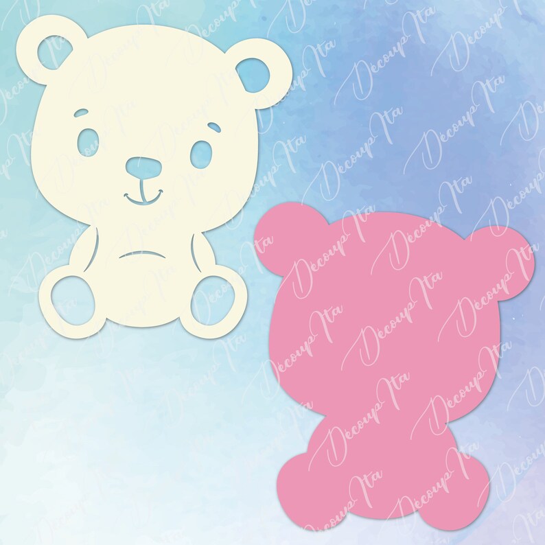 Oso SVG cut oso SVG Clipart oso cut file Silhouette file | Etsy