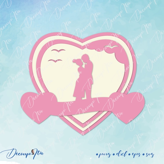 Love SVG Cut Lovers SVG Clipart Love Cut Silhouette Files | Etsy