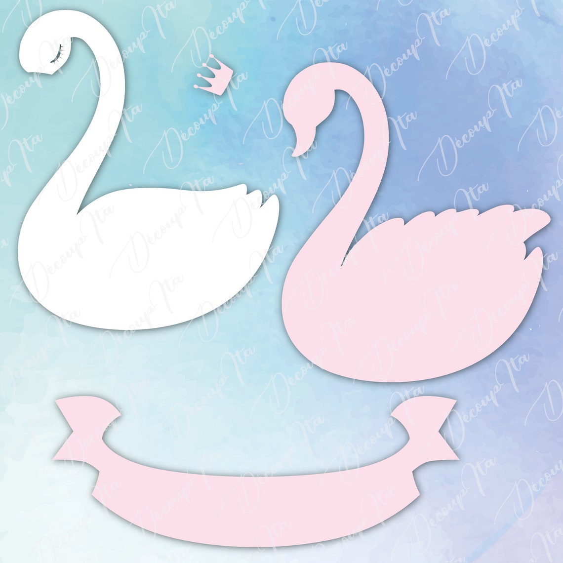 Swan SVG Cut, Swan SVG, Clipart Swan Cut File Silhouette, File per ...