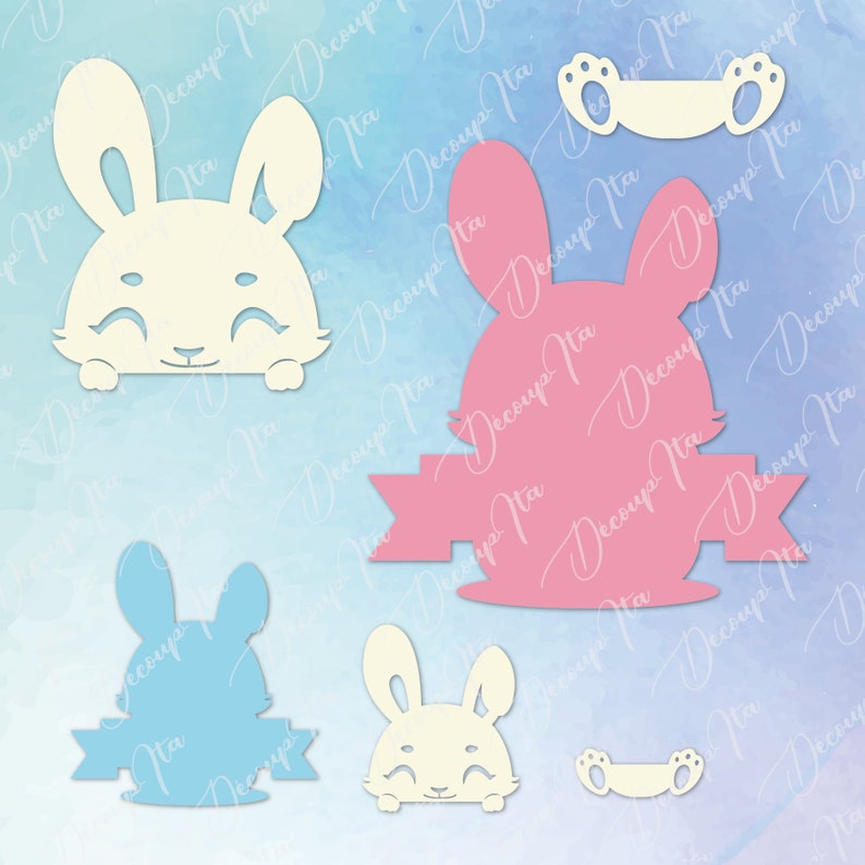 Rabbit SVG Cut, Rabbit SVG, Clipart Rabbit Cut File Silhouette, File ...