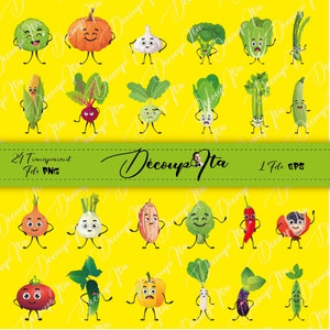 Set Cute Vegetable Characters Cartoon Mascot Personages Healthy Food ...