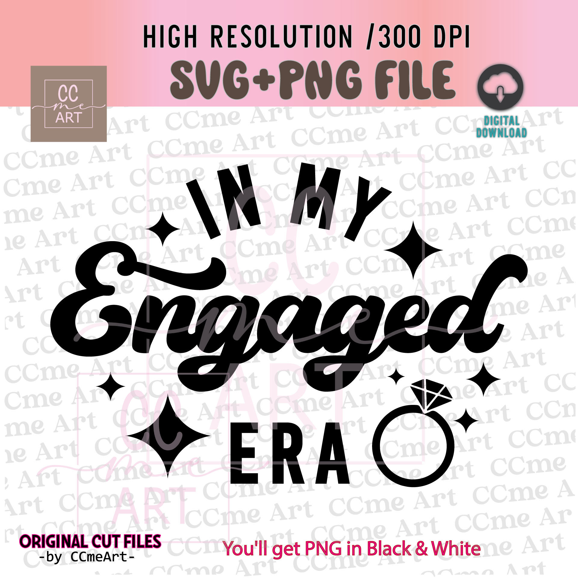 In My Engaged Era SVG PNG, Bride Png, Getting Married Png,in My Bride ...