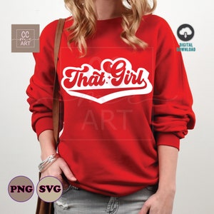 I Am That Girl Svg, That Girl SVG, Groovy Girl Svg Download, Cool Girl ...