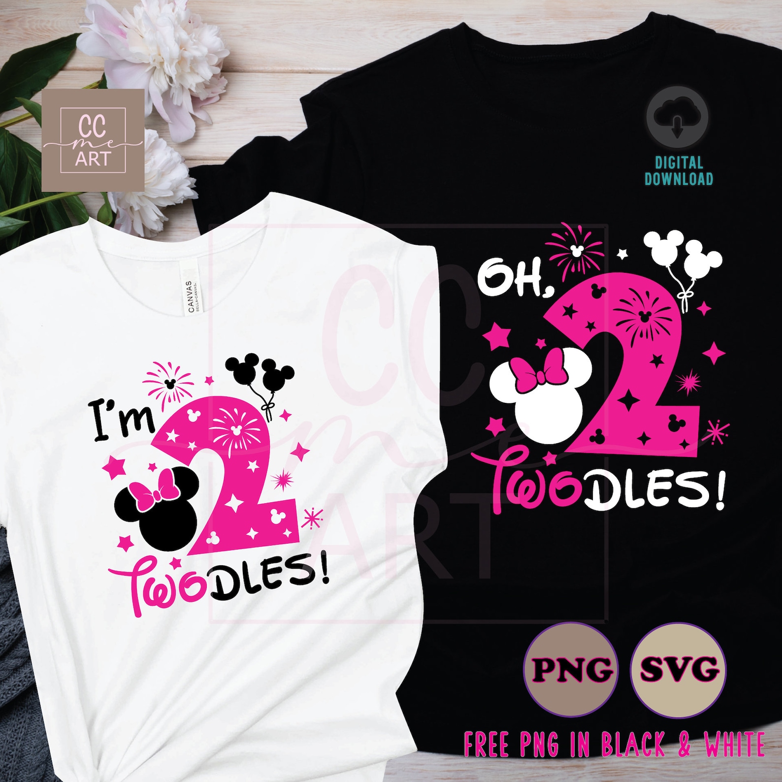 Oh Twodles Svg, I'm Twodles Svg, I'm Twodles Girl Svg, Birthday Girl ...
