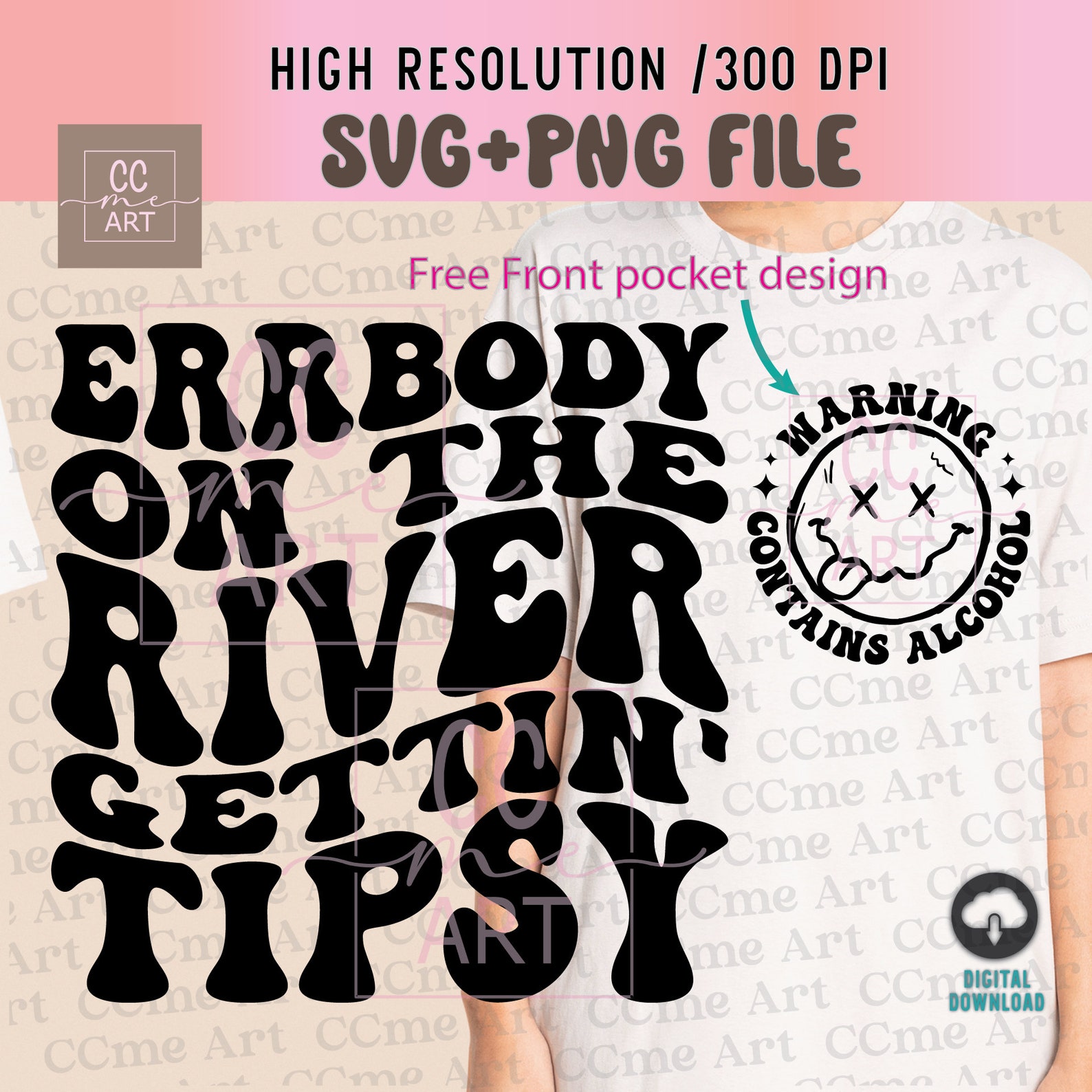 Errbody on the River Getting Tipsy Svg Png Warning Contains - Etsy