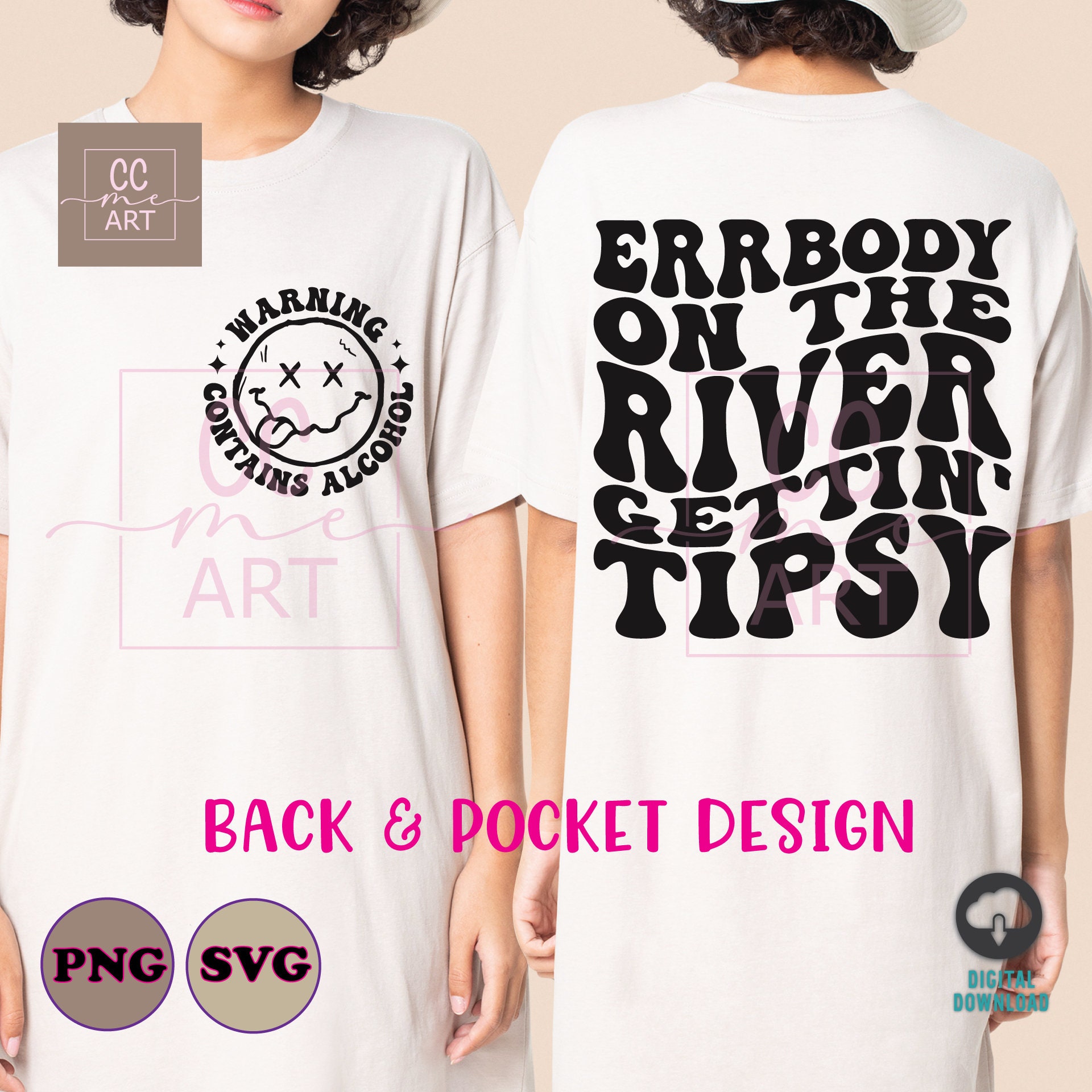 Errbody on the River Getting Tipsy Svg Png Warning Contains - Etsy