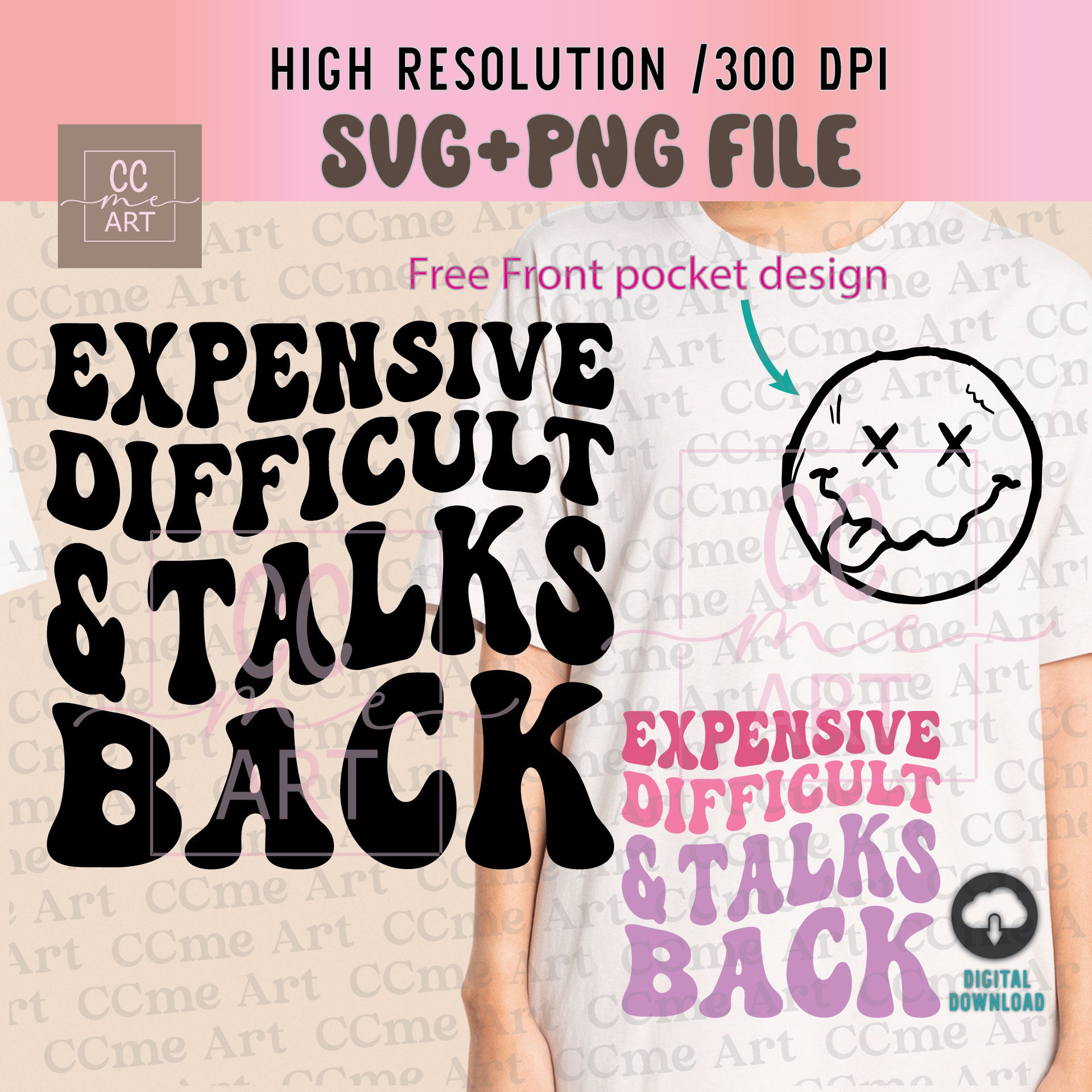 Expensive Difficult and Talks Back Svg, Expensive and Difficult Svg ...