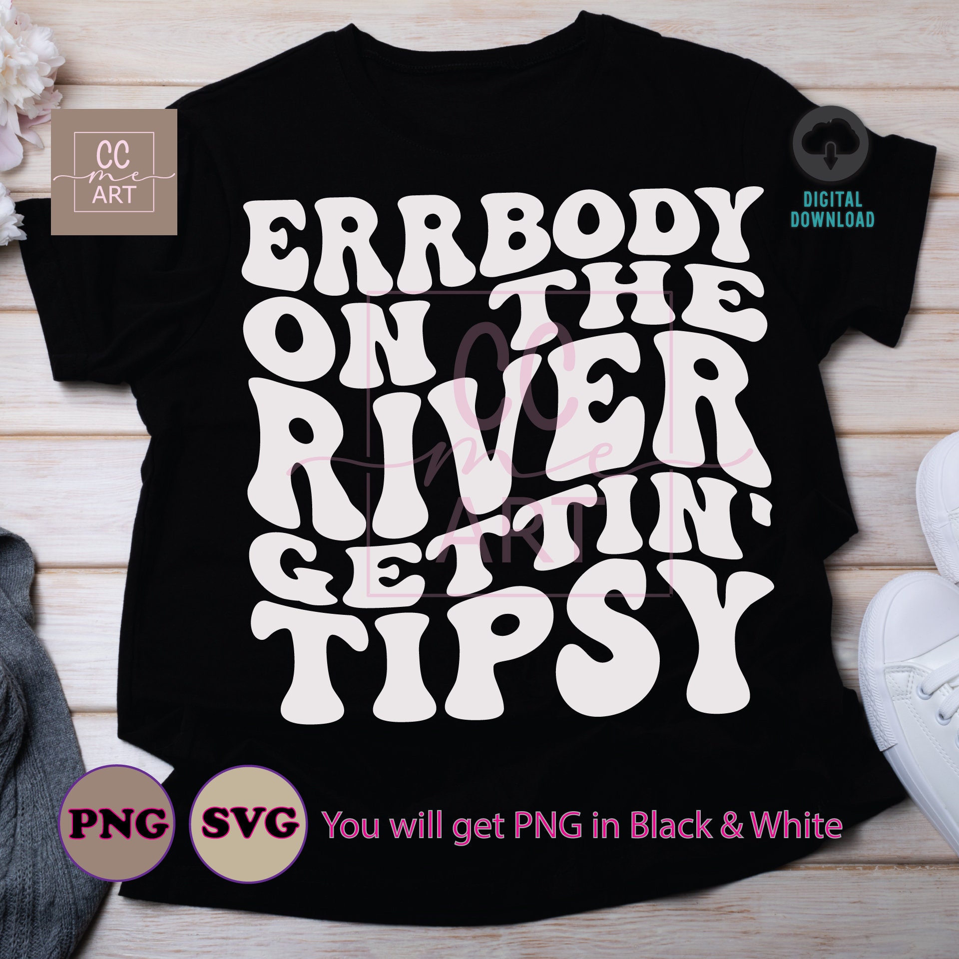 Errbody on the River Getting Tipsy Svg Png Warning Contains - Etsy