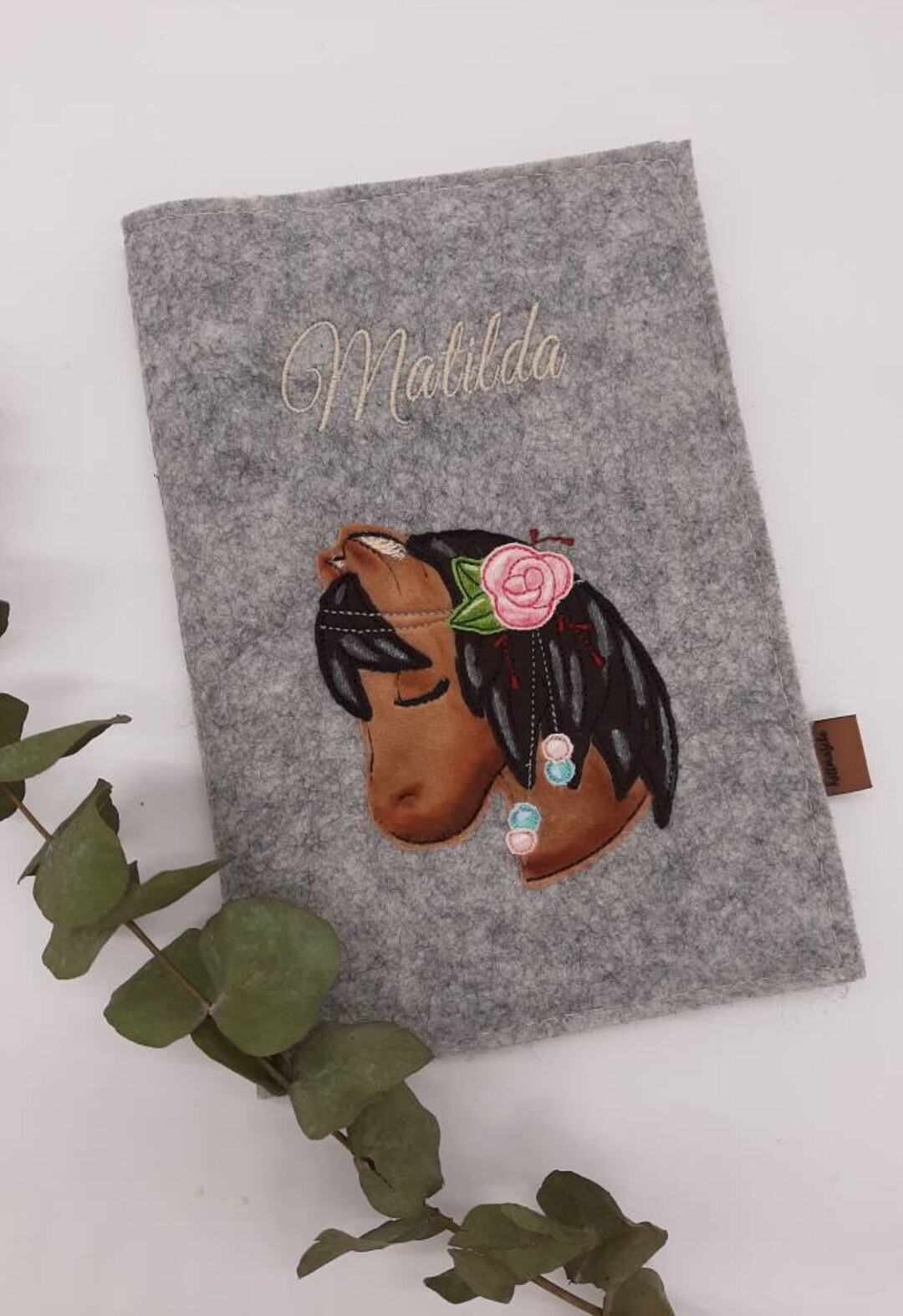U-book Cover Horse, Pre-trial Detention, Cover Made of Felt - Etsy UK