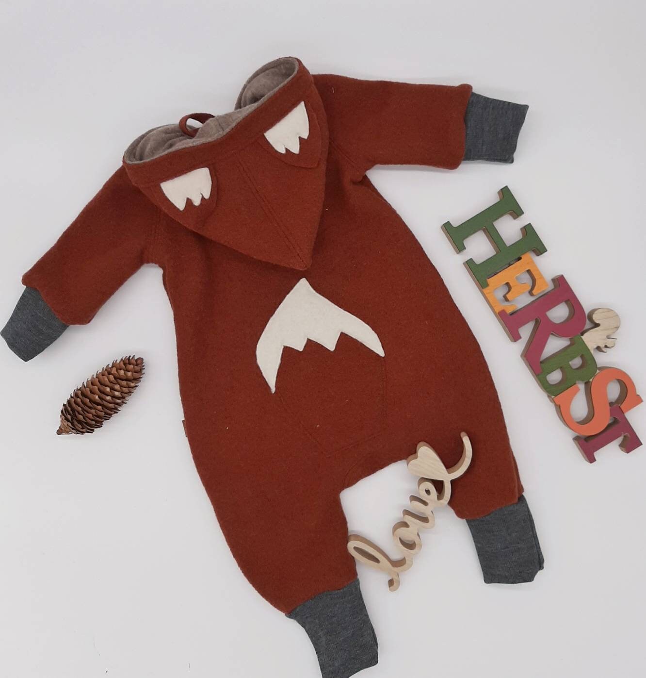 Fox Full-overalls Fully Lined With Woolen Fabrics Woolen - Etsy