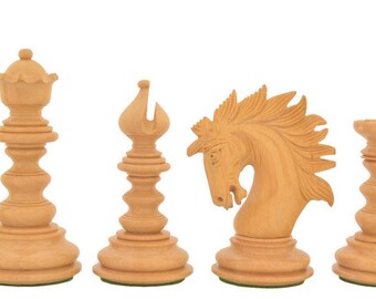 Ornate Staunton Chess set Customisable colours Pieces only | Etsy