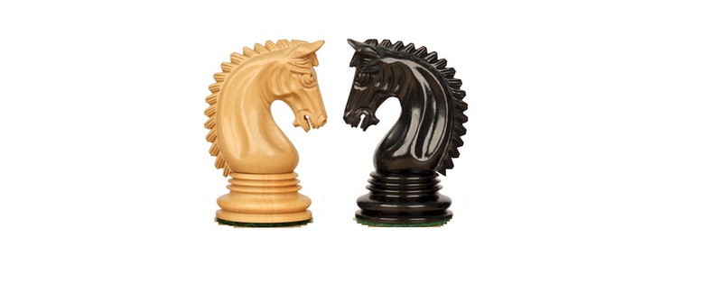 Gold Smith Staunton Luxury Wooden Chess Pieces 4.25" Ebony Wood/boxwood ...