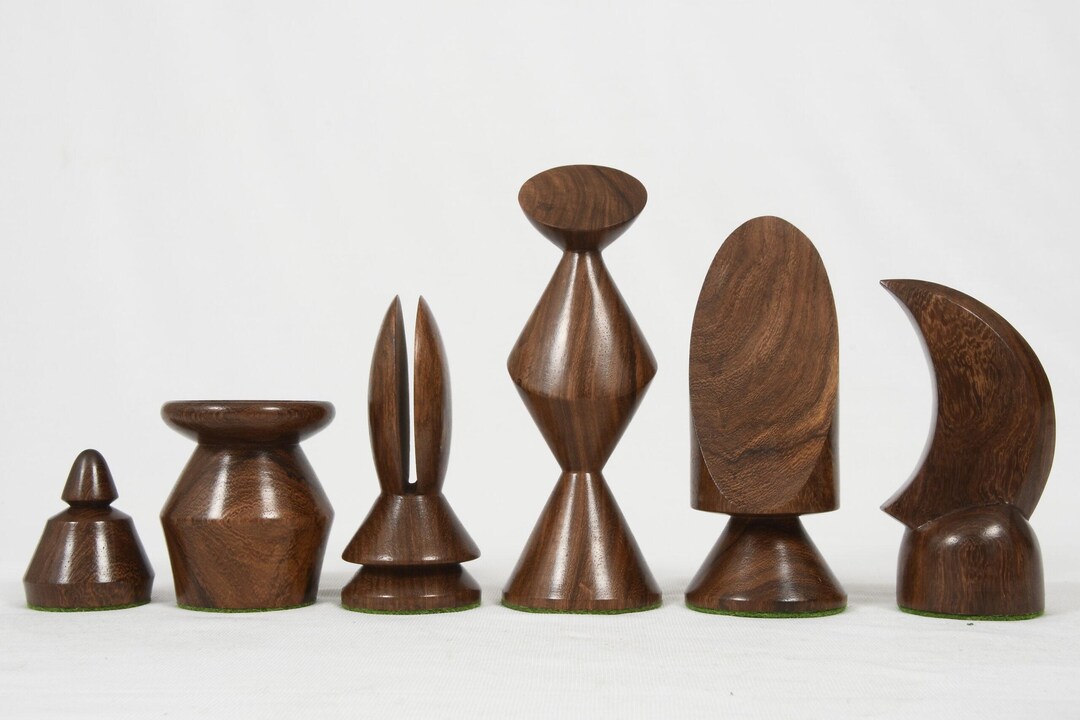 Reproduced 1943-44 Max Ernst Chess Set 5.5" Boxwood/shisham Wood - Etsy UK